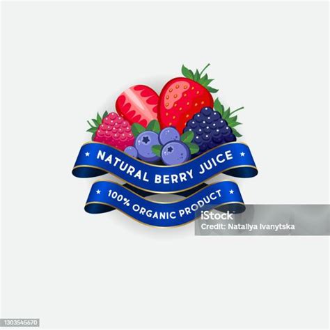 베리 주스 패키지 디자인 잘 익은 열매로 라벨을 붙입니다 딸기에 대한 스톡 벡터 아트 및 기타 이미지 딸기 고급 과일 Istock