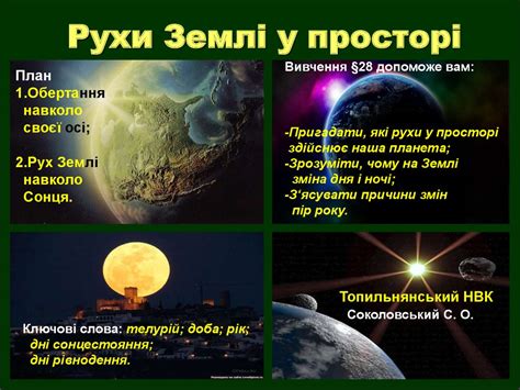 Рухи Землі у просторі презентация онлайн
