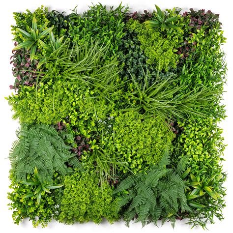 Christow Artificial Paradise Living Wall Panels 1m X 1m Green My