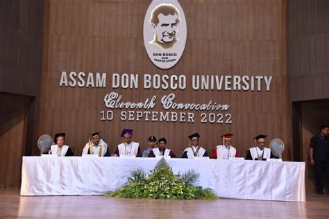 Governor Of Assam Attends 11th Convocation Of Assam Don Bosco University