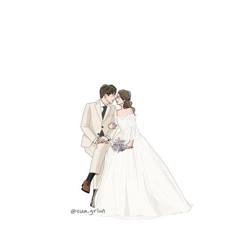 🐤솨솨그림🐤 웨딩 커플 가족 패브릭포스터 On Instagram 그림신청 가격문의는 Dm 또는 카톡프로필링크
