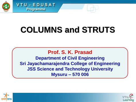 Pdf Columns And Struts · The Column Is Perfectly Elastic Homogenous And Isotropic Columns