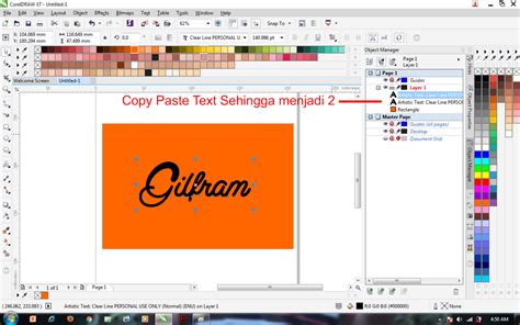Cara Menambah Outline Text Di Corel Draw Gilang Fram