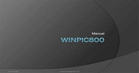 Manual Circuitos Impresos · 2018 02 01 · Para Sustituir El Pic 16f84a Al Programarlo Antes