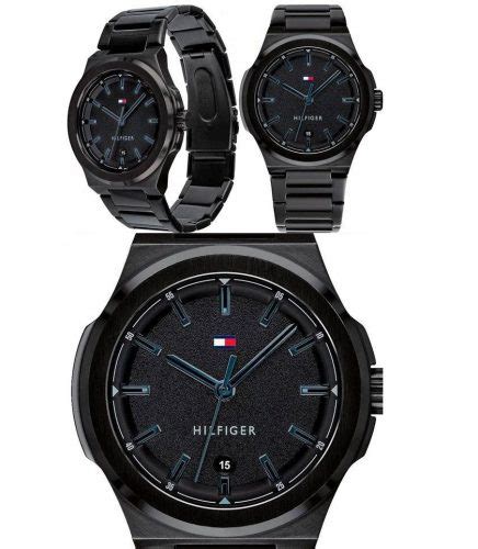 Rel Gio Tommy Hilfiger Masculino A O Preto