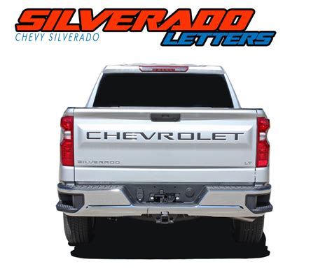 Chevrolet Inserts Letters Silverado Decals Silverado Vinyl Graphics