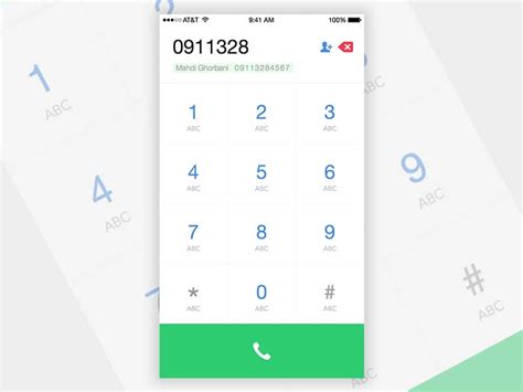 Dialer App Sketch Freebie Download Free Resource For Sketch Sketch App Sources