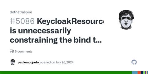 Keycloakresourcebuilderextensionswithrealmimport Is Unnecessarily Constraining The Bind To A