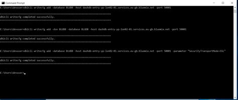 How To Create An SSL Connection To The Db2 Warehouse On Cloud Former