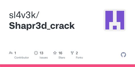 GitHub Sl V K Shapr D Crack