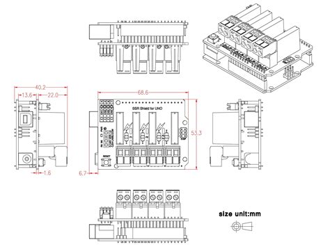 mua solid state relay ssr board for arduino uno yun leonardo zero trên