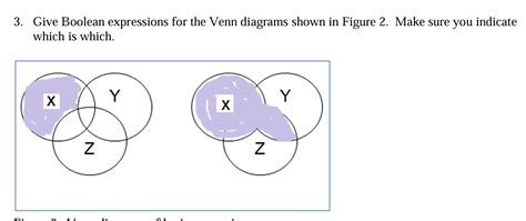 Solved Give Boolean Expressions For The Venn Diagrams Shown