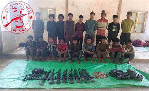 Cdf Asho ဖမ်းမိသည့် စစ်သုံ့ပန်း ၂၀ ကျော်တွင် စစ်မှုထမ်းစုဆောင်းခံရသူ ၁၂ ဦးအထိ ပါဝင်