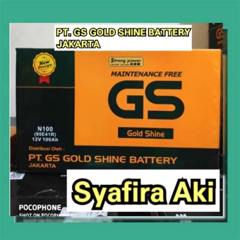 Promo Aki Genset Gs Mf N100 Aki Kering 12v 100ah Diskon 23 Di Seller