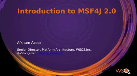 Pptx Introduction To Wso2 Microservices Framework For Java Msf4j 20 Dokumentips