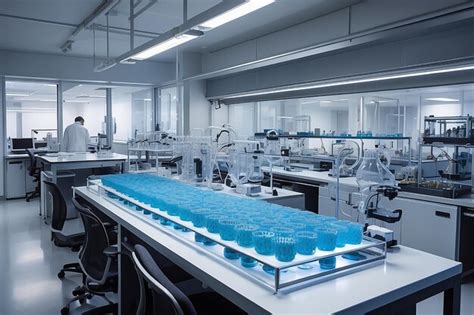 Molecular 3d Printing Lab Premium Ai Generated Image