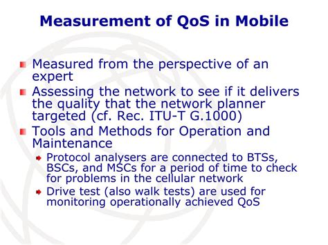 Ppt Equipment For Testing Mobile Qos Powerpoint Presentation Free