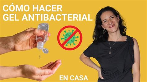 Cómo hacer gel antibacterial casero YouTube