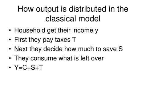Ppt Chapter 4 The Classical Model Powerpoint Presentation Free