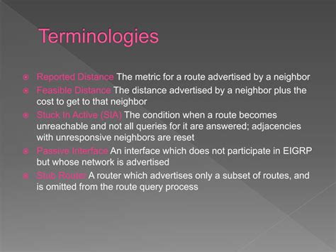 Networking Basics Eigrp Pptx Computer Networking Computing