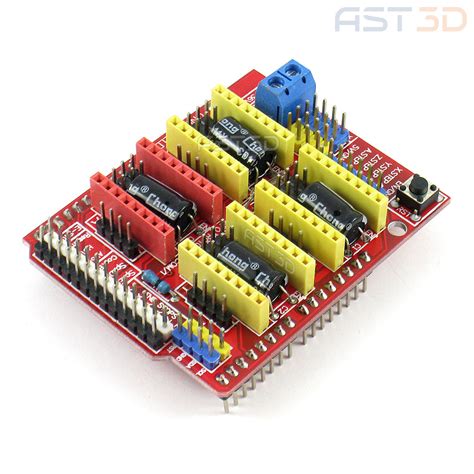 Модуль ЧПУ 3 поколения совместимый с Arduino Uno чпу шилд • купить Киев Запорожье Харьков • Ast3d