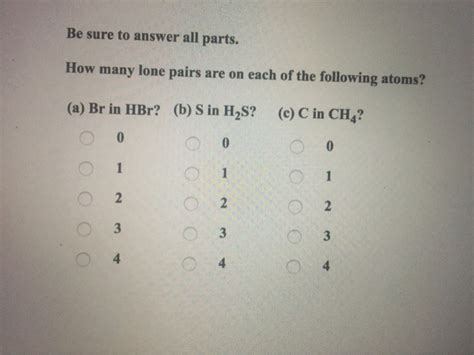 Solved Be Sure To Answer All Parts Identify The Correct