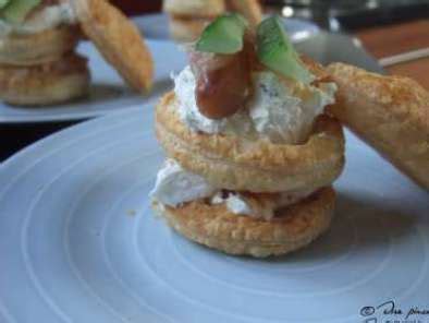Recette de millefeuille de saumon fumé au fromage frais