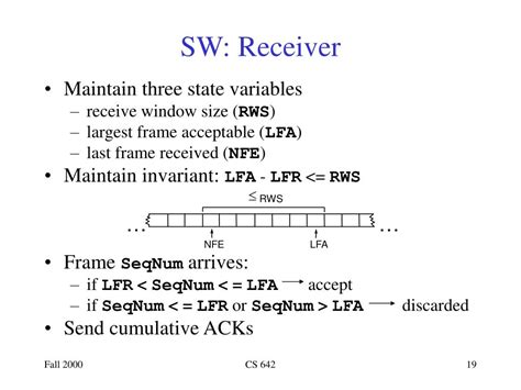 ppt outline encoding framing error detection sliding window algorithm