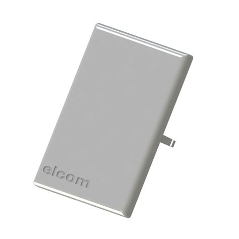 Cache équerre profilé aluminium 8 mm 40x40 mm Gris elcom shop