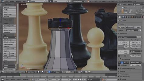 Blender Tutorial Creating A Chess Piece For D Printing D Printing Blog I Materialise