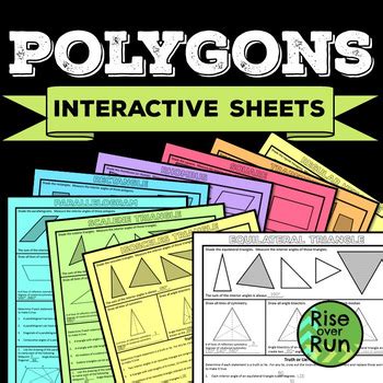 Polygon Properties Interactive Notes By Rise Over Run TPT