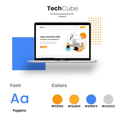 Techcube Teched Website On Behance