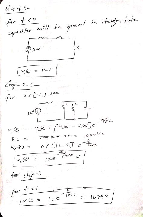 Solved 77 Assume That The Switch In The Following Circuit Has Been