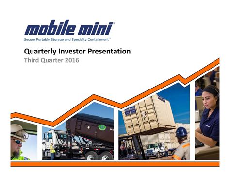 Mobile Mini Inc 2016 Q3 Results Earnings Call Slides Nasdaq Mini Defunct 3074 Seeking