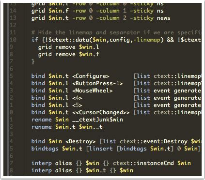 Relative Line Numbering TKE Editor Tips Tricks
