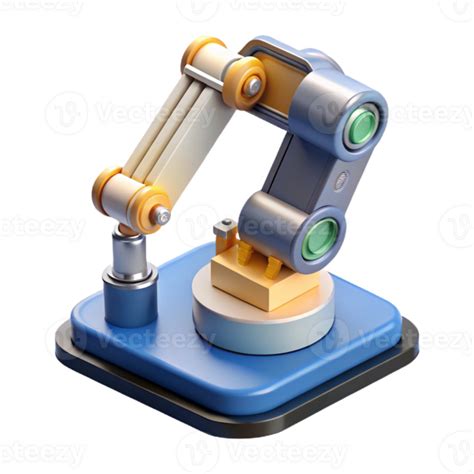 Dramatic Minimalist A Robotic Arm Assembling A Complex Microchip