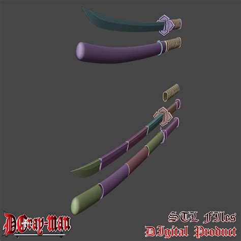 🇯🇵 Yu Kanda Cosplay Mugen Cosplay Katana Anime D Gray Man・ 3d File For 3d Printing・cults