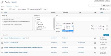 How To Disable Comments On Posts Theme Masters