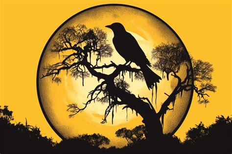 Premium Ai Image There Is A Bird Sitting On A Tree Branch In Front Of