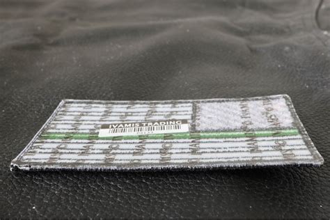 Subdued Green Stripe American Flag Patch American Flag Patches