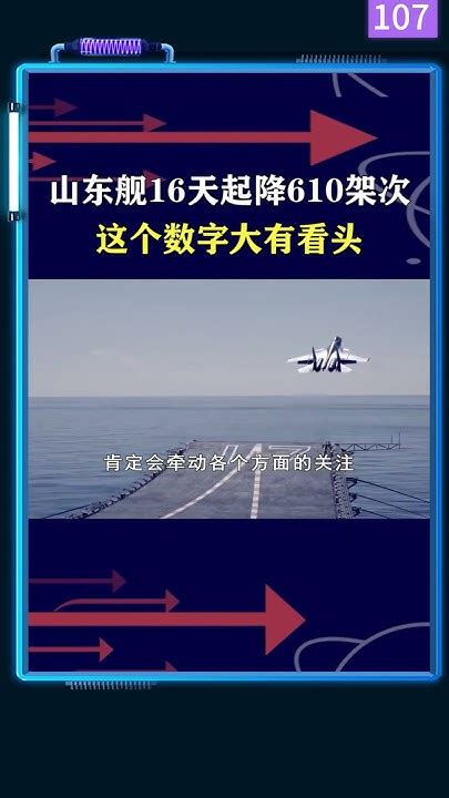 山東艦16天起降610架次，這個數位有名堂，美日真的很在意 Shorts Short Youtube