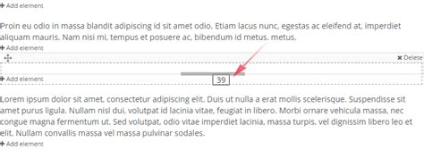 add space between elements