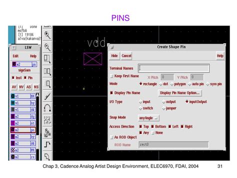 ppt getting started with cadence tool schematic editor layout