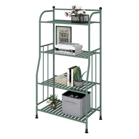 Buy TZAMLI Tier Metal Shelf Tower Free Standing Shelving Unit Heavy Duty Shelves Rack Storage