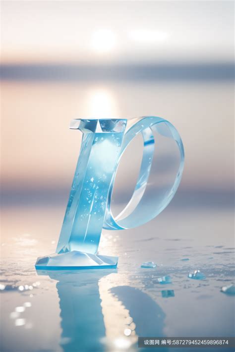 干净创造力冰块磨砂玻璃英文字体艺术字模型png下载编号587279452459896874 设图网