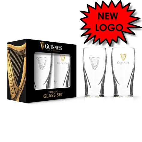 Buy Guinness Embossed Pint Glass Pack In Wholesale Online
