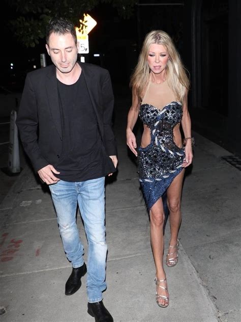 Tara Reid Dares To Bare In Backless Cut Out Dress For Date Night With