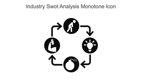 Industry Swot Analysis Monotone Icon In Powerpoint Pptx Png And