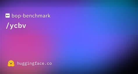 Readme Md · Bop Benchmark Ycbv At Main