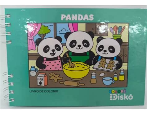 Livro De Colorir Bobbie Goods Panda Wire O Capa Dura Disko Mercadolivre